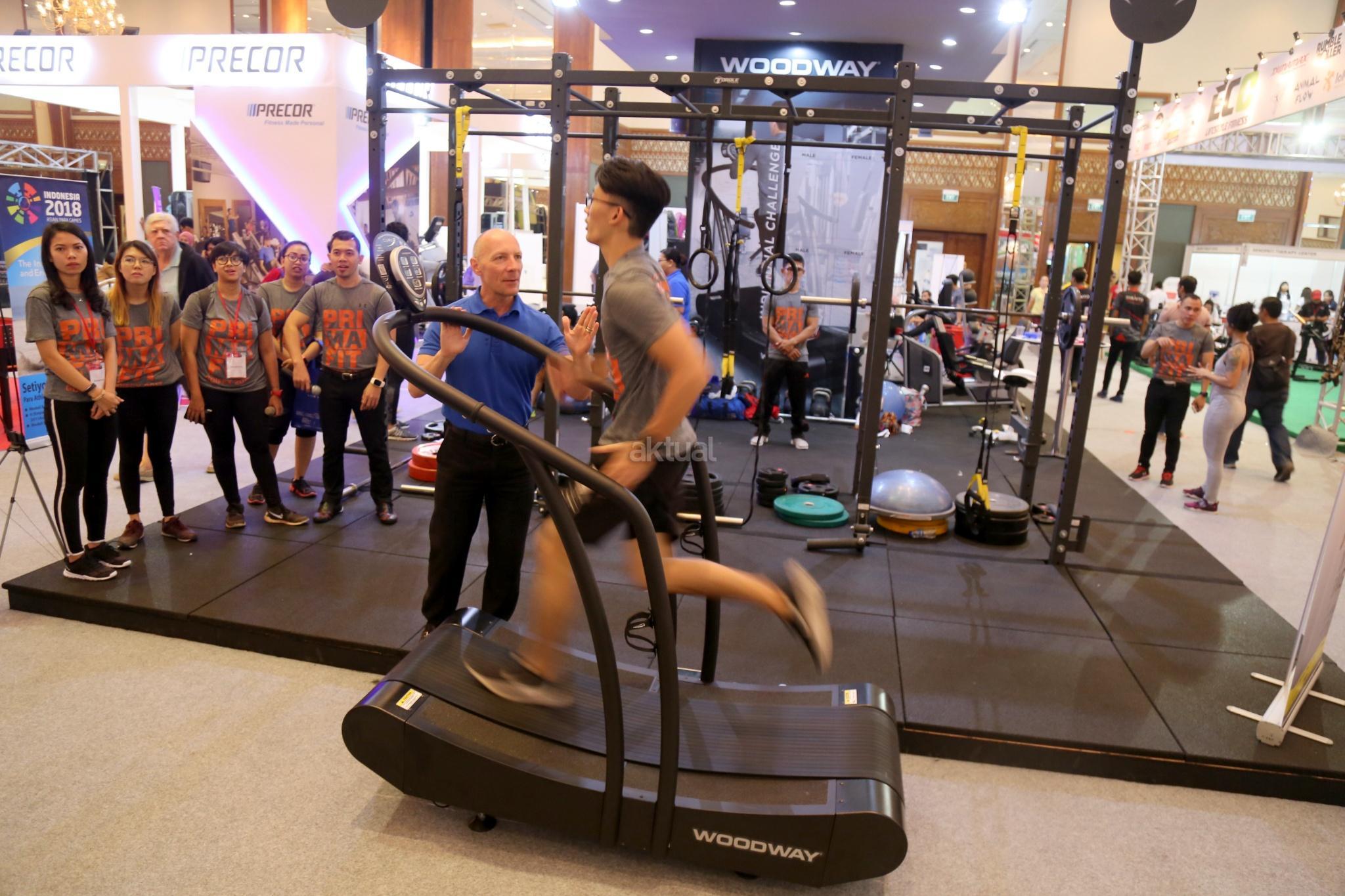 Primafit Tren Alat Fitness Baru di Ajang Asian Games GOiFEX - Aktual.com