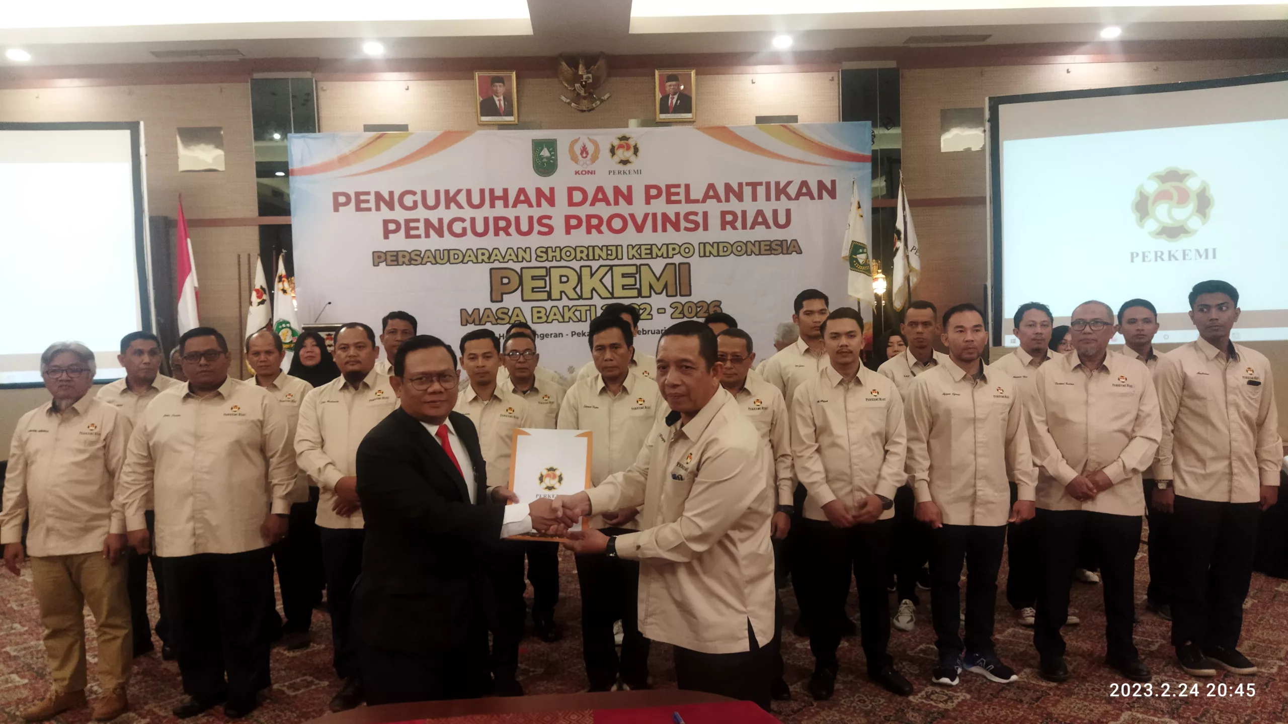 Pengurus Besar Perkemi Resmi Lantik Pengurus Perkemi Provinsi Riau ...