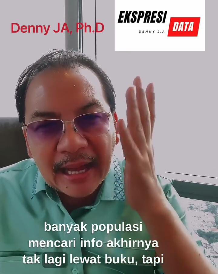 Denny JA: Yang Baca Buku di Indonesia Hanya 22,5 Persen - Aktual.com