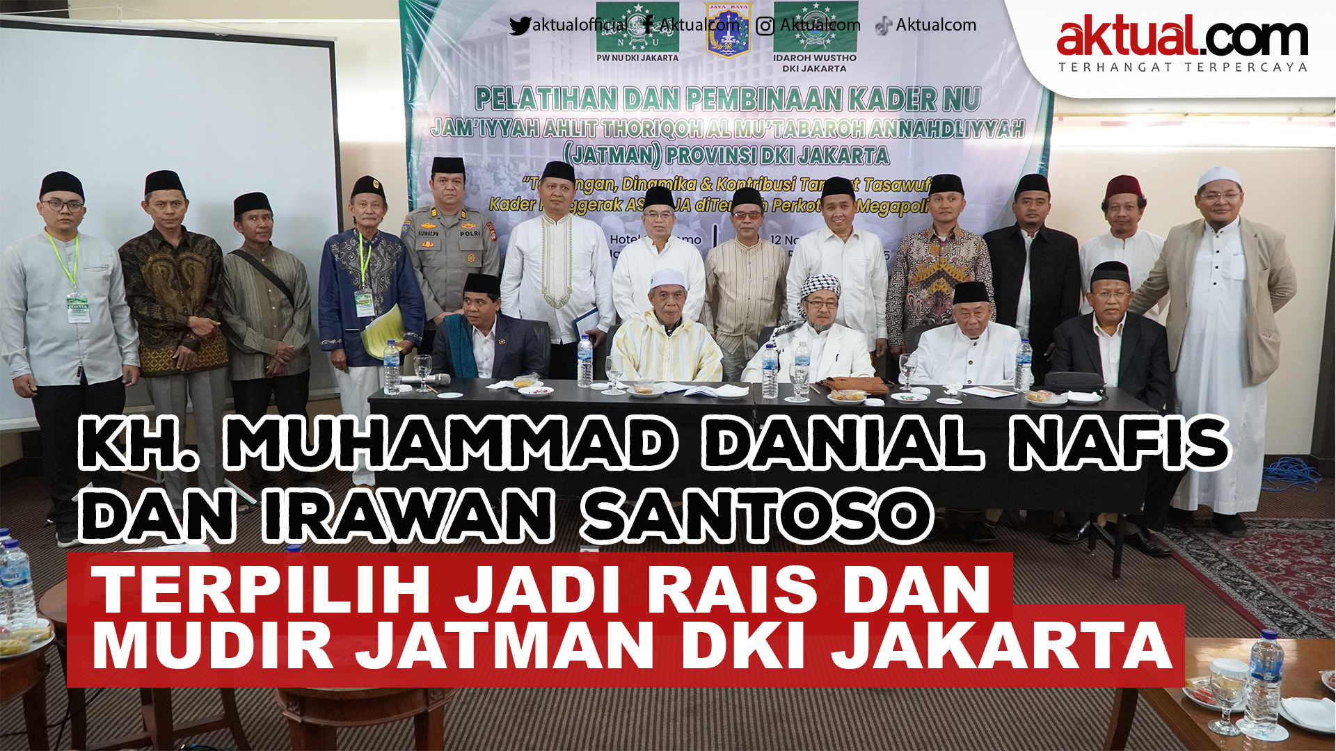 KH. Muhammad Danial Nafis Terpilih Sebagai Rais JATMAN DKI - Aktual.com