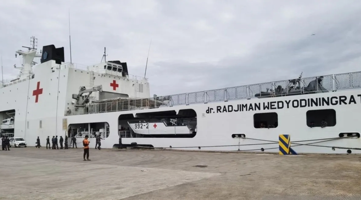 KRI Radjiman Tiba di Indonesia Usai Antar Bantuan ke Palestina - Aktual.com
