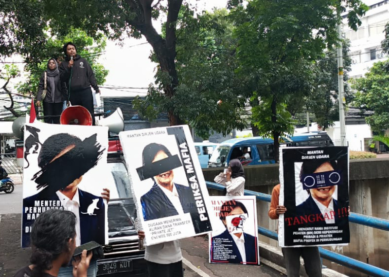 Desak KPK Bertindak, Aliansi Rakyat Anti Mafia Soroti Stafsus Menhub ...