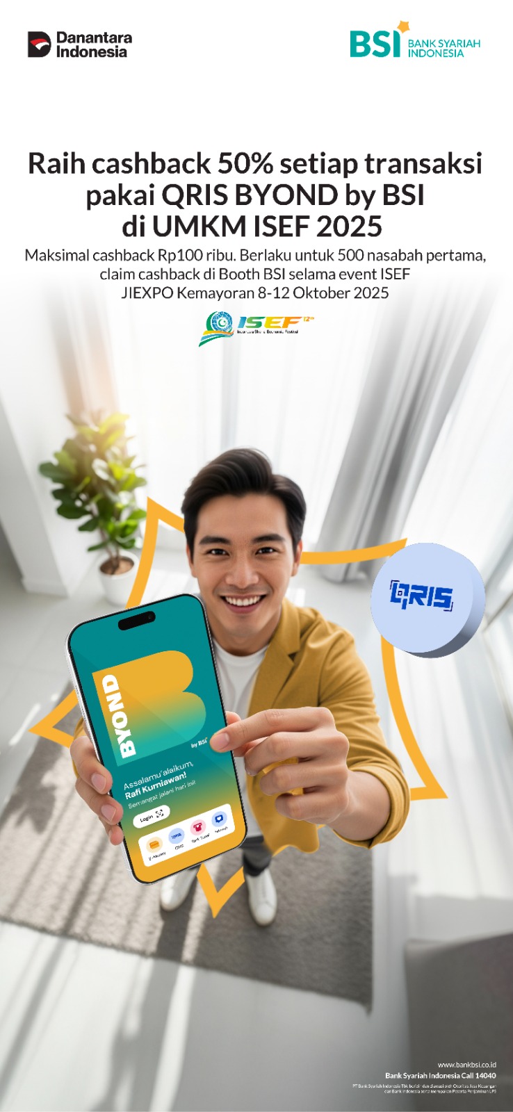 BSI Tebar Promo Cashback Hingga Emas di ISEF 2025, Catat Tanggalnya! - Aktual.com